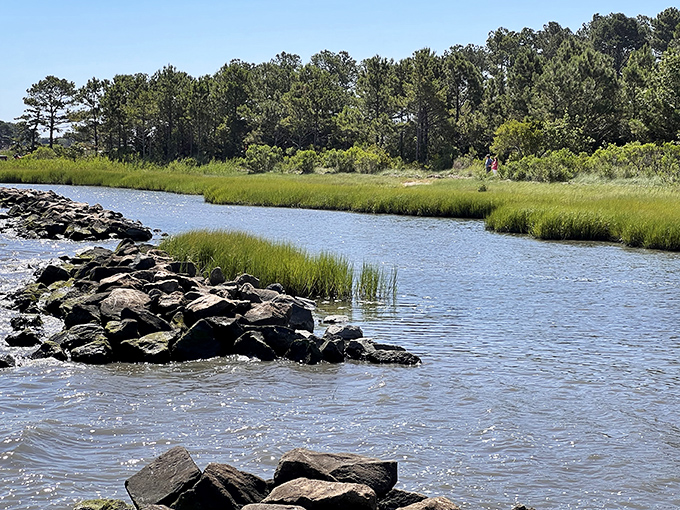 Rocky road, but make it scenic: Nature's own obstacle course invites you to channel your inner parkour master (or careful shuffler).