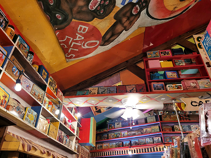 From floor to ceiling, wall to wall, it's a panorama of playthings past. Spot your favorite and prepare for a flood of "Remember when&hellip;?" moments.