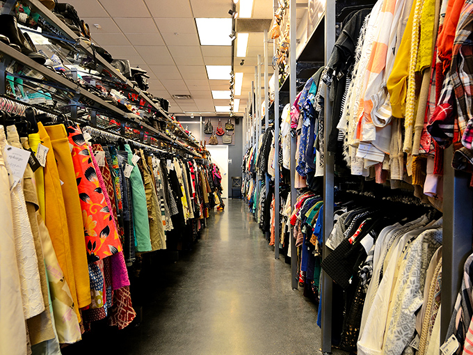 Wide open spaces, but make it fashion! These roomy aisles invite you to browse, wander, and discover your next style obsession.