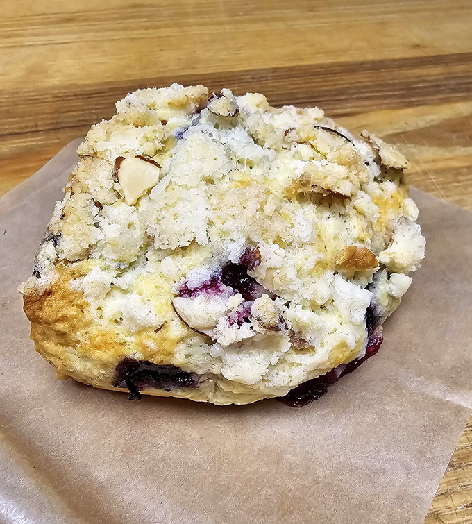 Berry delicious! These scones are so packed with blueberries, they might turn you purple. But trust us, it's worth it.