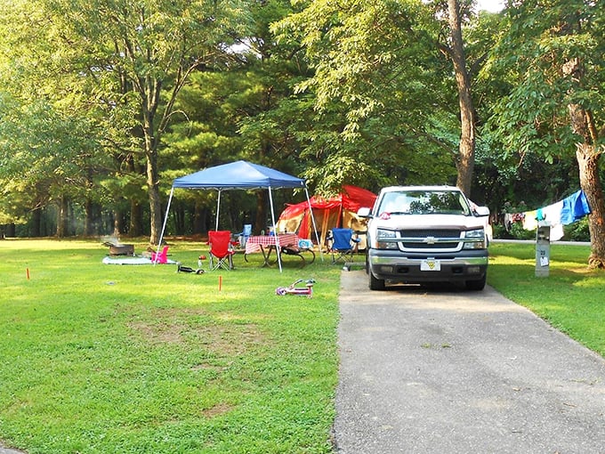 Home sweet (temporary) home! Barkcamp's campsites offer all the comforts of home, with a side of starry skies and campfire stories.