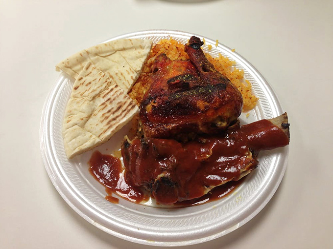 The dynamic duo of deliciousness! This chicken and rib combo is like Batman and Robin, if they were edible and irresistible.