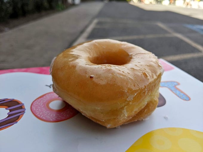 Simplicity at its sweetest. This classic glazed donut is proof that sometimes, the old ways are the best ways.