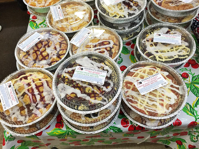 Coffee's best friend, served Goodale's style! These coffee cakes are so good, they might just overshadow their caffeinated companion.