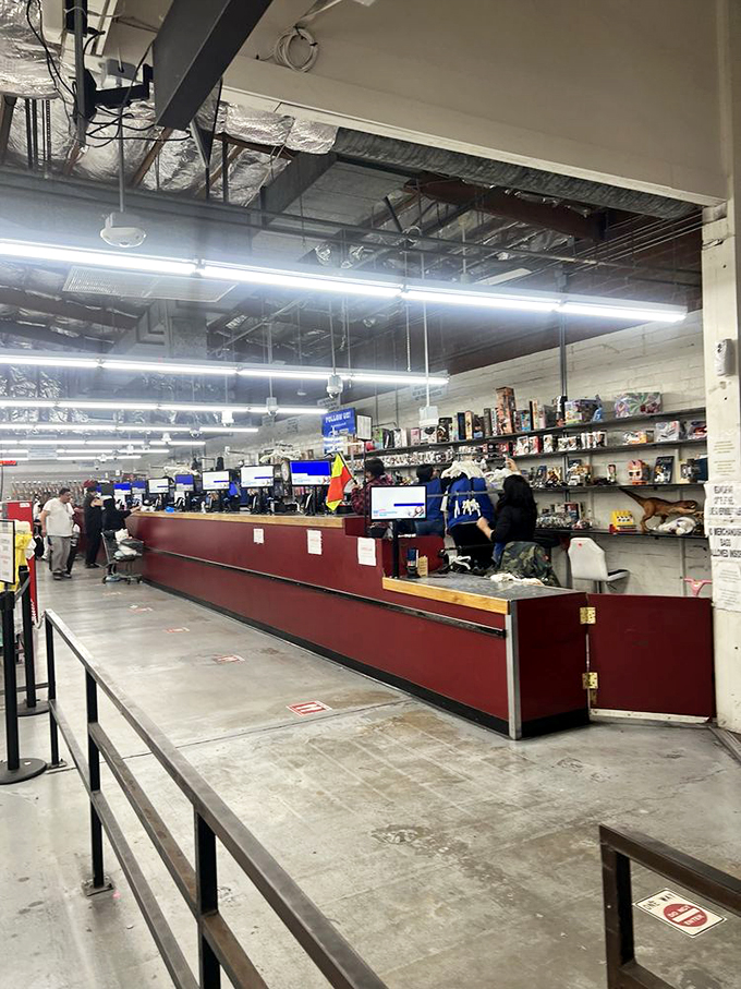 The final frontier: the checkout counter. Where dreams are realized, budgets are tested, and impulse buys sneak into your cart.