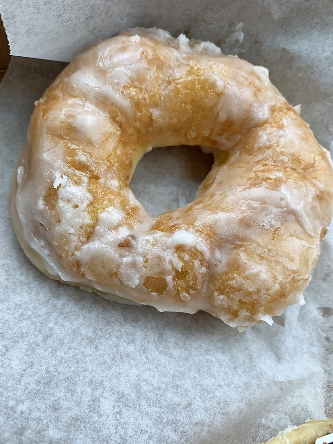 The holy grail of breakfast! This perfectly glazed donut is so beautiful, it deserves its own Renaissance painting.