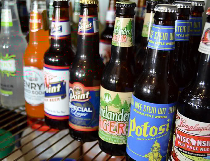 Liquid courage, bowler's edition! From local brews to classic suds, there's a perfect pour for every frame at this well-stocked bar.