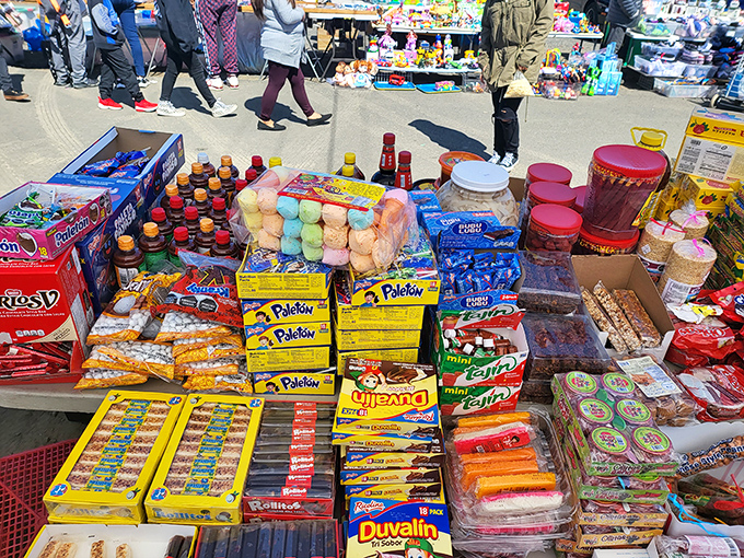 Snack attack central! This sugary smorgasbord's got enough treats to make your dentist weep and your inner child rejoice.