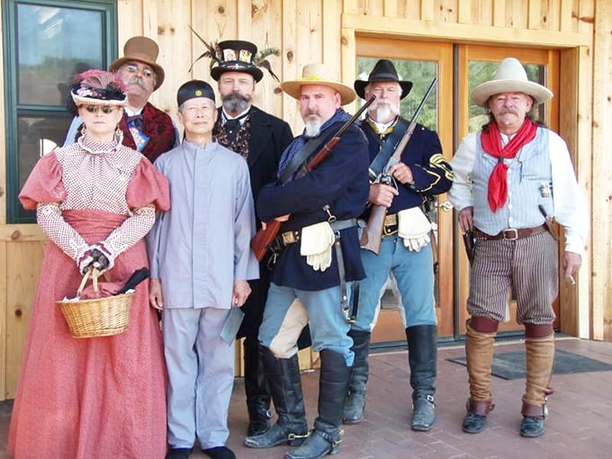 The past comes alive! These costumed interpreters bring Coulterville's colorful history into vivid, sometimes quirky, focus.