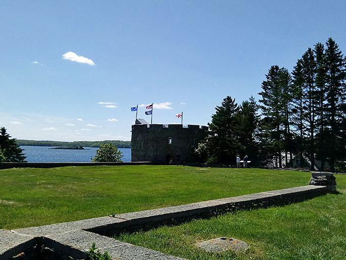 Where the grass is always greener... on the historical side. Colonial Pemaquid's grounds are a feast for the eyes and food for thought.