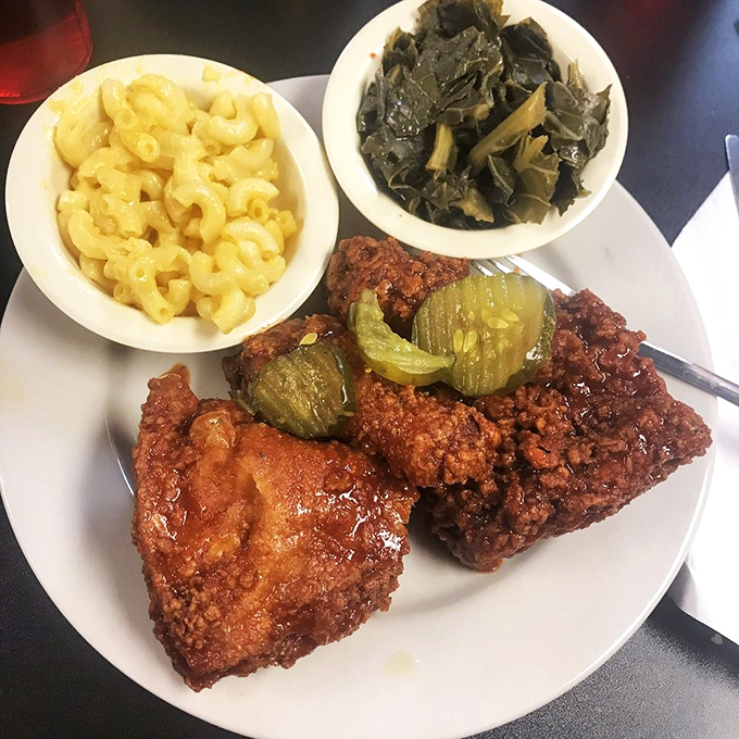 Hot chicken that'll make you break into a happy dance &ndash; and maybe a sweat. Flavor and fire in perfect harmony.