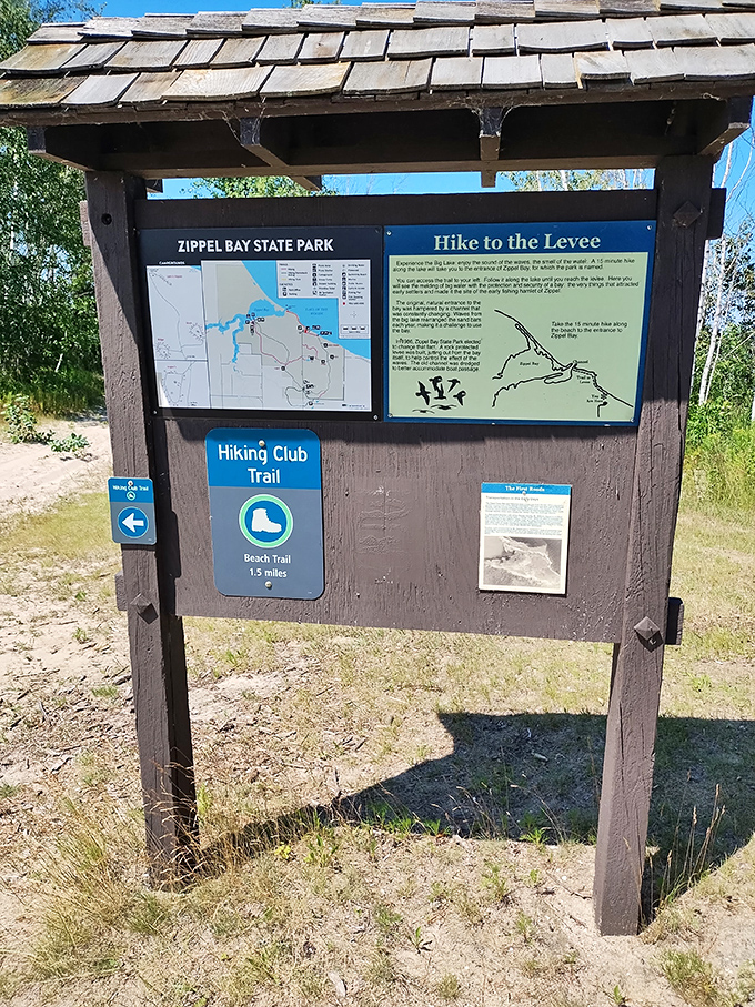 Trail guide central: Where "You are here" meets "Where should we go next?" This information hub is like Google Maps for the great outdoors &ndash; no Wi-Fi required.