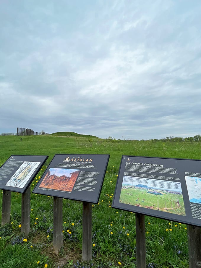 History's Cliff Notes: These boards are like a time-traveling GPS. 'In 500 years, turn left at the big mound.'