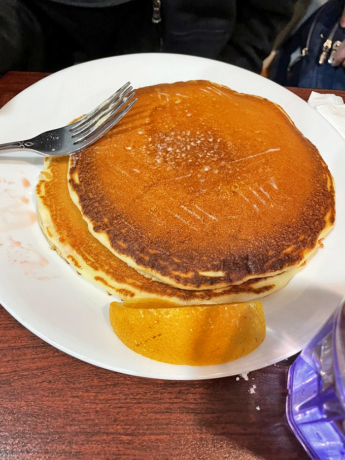 Pancakes so perfect, they belong in a breakfast museum! Golden, fluffy, and ready for their syrup close-up, these flapjacks are what breakfast dreams are made of.