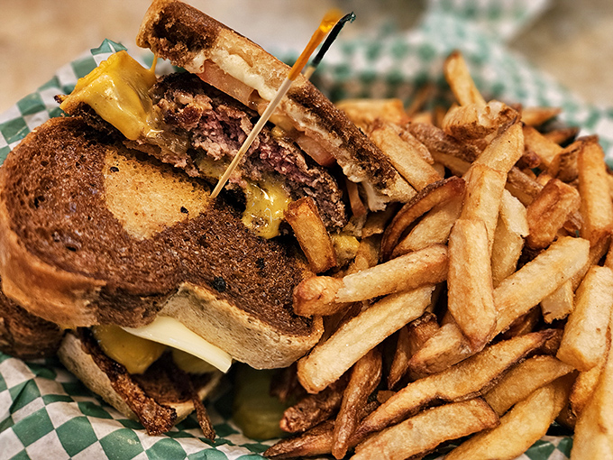 The Nook's sandwiches: Stacked higher than a Jenga tower and twice as satisfying. It's a balancing act of flavors you won't want to miss!