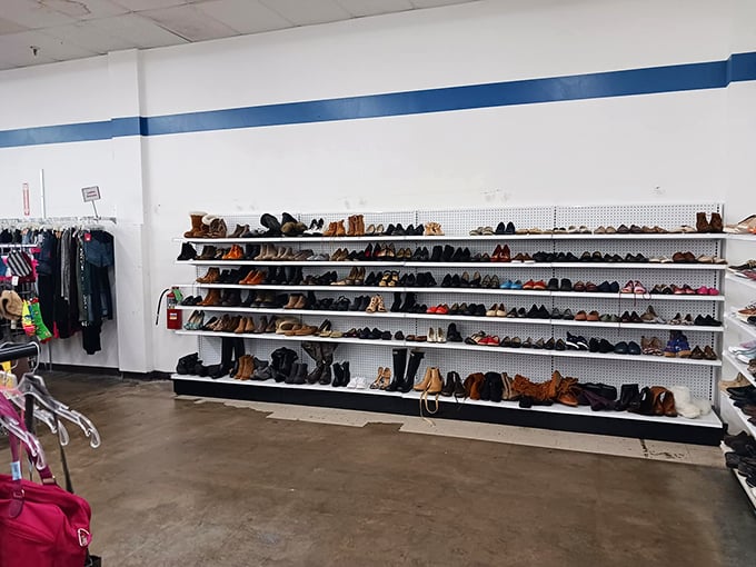 If Imelda Marcos had a budget, this would be her heaven. From stilettos to sneakers, there's a sole mate for everyone here.