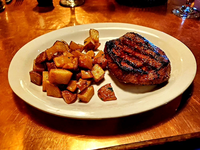 Meat and potatoes, elevated! This perfectly grilled steak and golden potatoes are comfort food that's dressed for a night on the town.