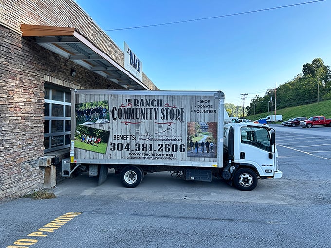 The Ranch's mobile mission &ndash; bringing bargains to a neighborhood near you! This truck is like Santa's sleigh for thrift enthusiasts.