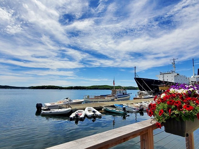 Castine's historic charm: Where every building looks like it belongs in a period drama. Cue the costume change and bring on the chowder!