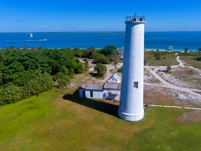 Egmont Key: The strong, silent type of lighthouses. It doesn't need to shout to be noticed.