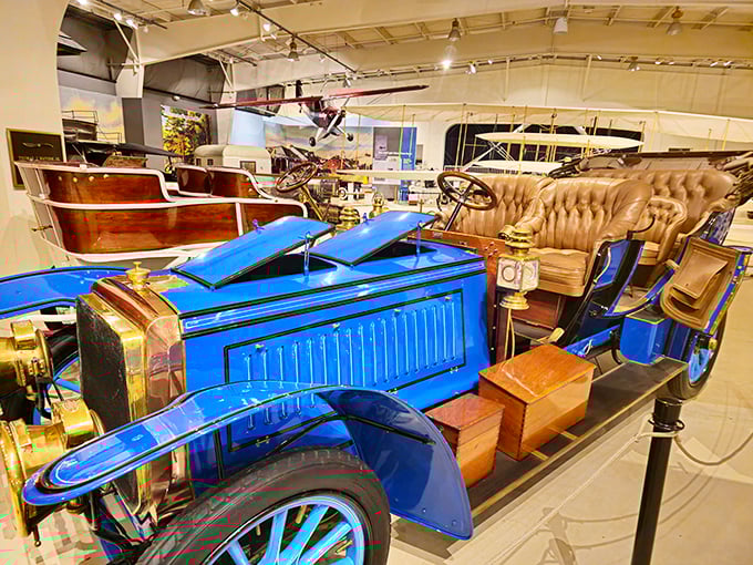 From Model Ts to warbirds, this museum's collection will drive you wild with excitement.