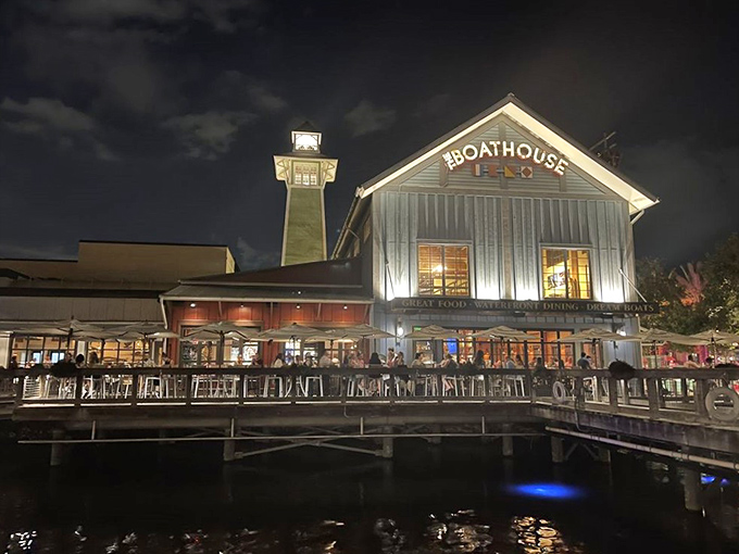 Sea and be seen! Watch amphicars splash into the lake as you indulge in fresh seafood and prime steaks.