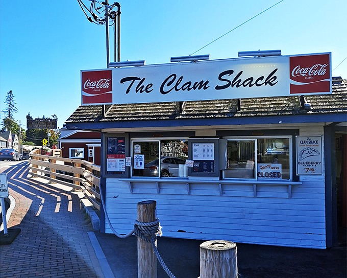 Size isn't everything at The Clam Shack. But their lobster rolls? They're the Goliath of the seafood world.