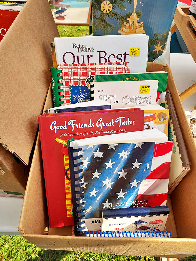 Cookbook heaven or recipe for fun? These vintage tomes are serving up a slice of Americana with a side of culinary nostalgia.