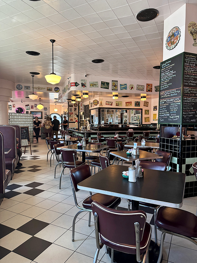 Where everybody knows your name (or soon will)! This bustling dining room is where strangers become friends over shared plates.