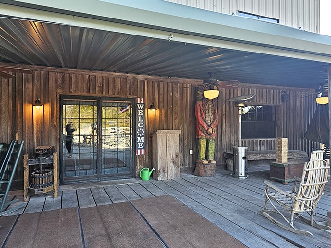 Step right up to steak paradise! This entrance is like a portal to a world where beef reigns supreme.