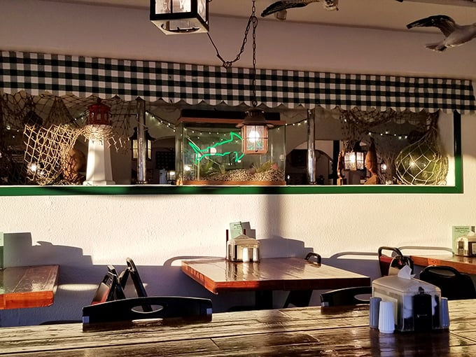 Nautical charm meets desert chic. It's like the Love Boat docked in Phoenix and decided to stay for dinner.