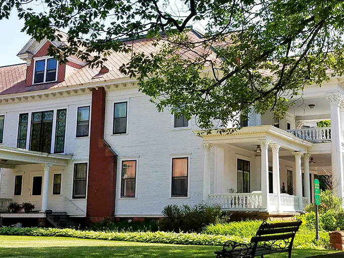The Laurium Manor Inn: Victorian elegance meets Copper Country charm. It's like Downton Abbey decided to take a working vacation in the UP.