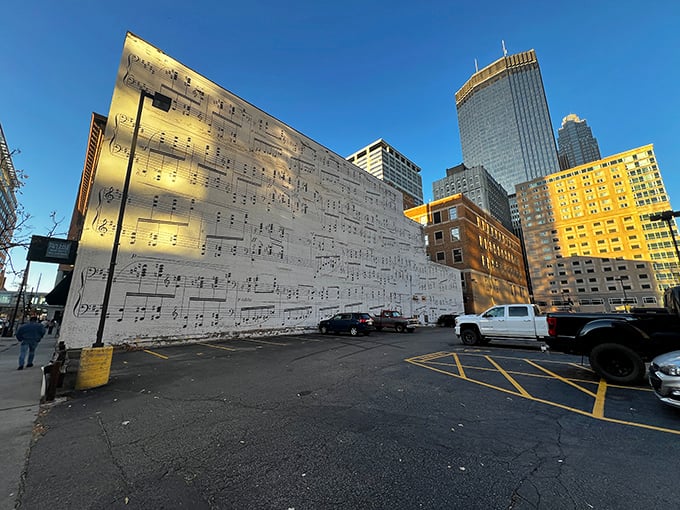 Morning in Minneapolis: when the city wakes up to its very own musical alarm clock.