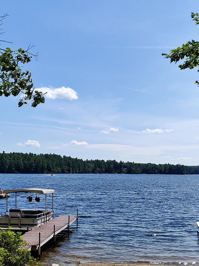 Postcard-perfect panorama! This view is so stunning, it might just convince you to trade in your smartphone for a paintbrush.