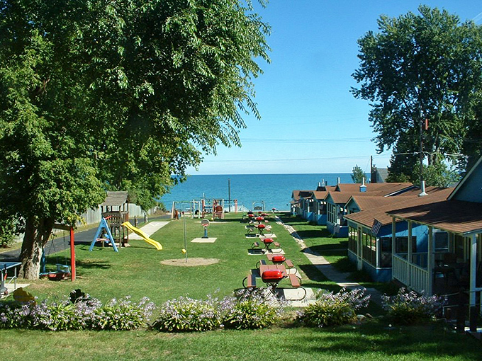 Playground with a view! Who says kids get to have all the fun? This lakeside park is a win for the young and young-at-heart.