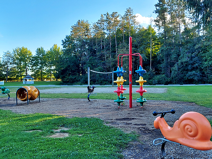 Playground or modern art installation? These colorful contraptions promise fun for kids and a workout for parents' imagination.