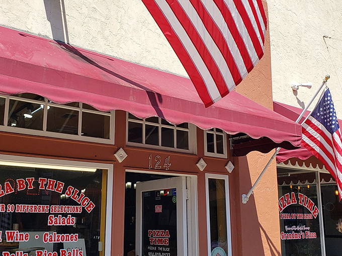 Stars, stripes, and slices! This patriotic pizzeria proves that the pursuit of happiness includes the right to great pizza.