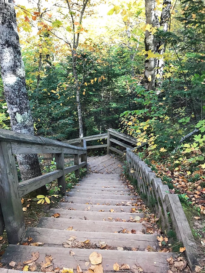 Stairway to heaven? Not quite, but these steps lead to views that'll make you feel pretty darn close.