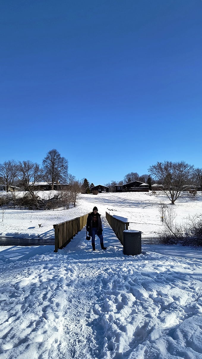 Winter in Plymouth: A real-life snow globe. Bundle up and embrace the chill &ndash; there's magic in every snowflake (and probably some cheese, too).