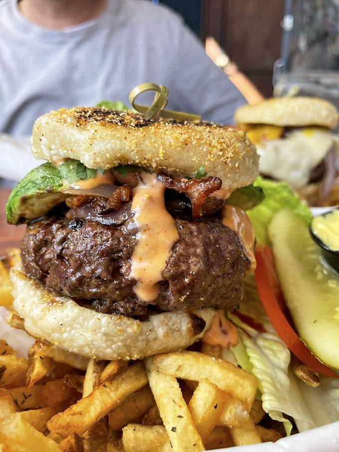 Size matters, and this patty means business! Juicy, thick, and ready to satisfy even the most monstrous of appetites.