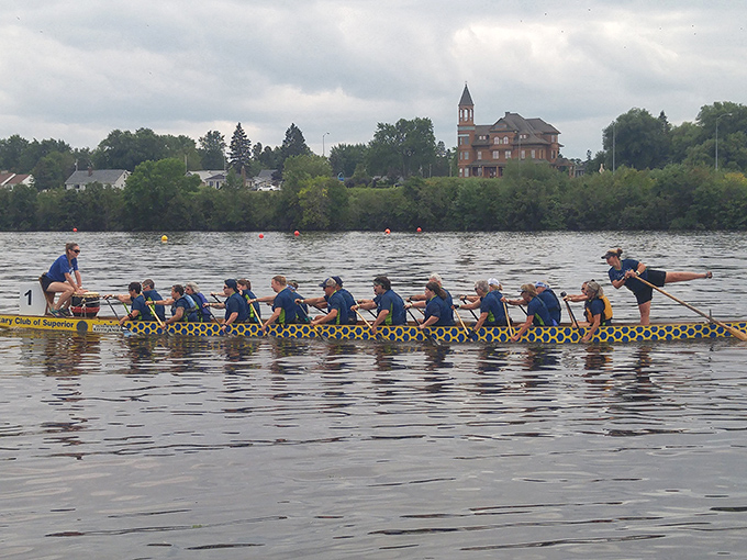 Row, row, row your boat... right into the past! Fairlawn Mansion watches over modern-day adventures, proving history is anything but static.