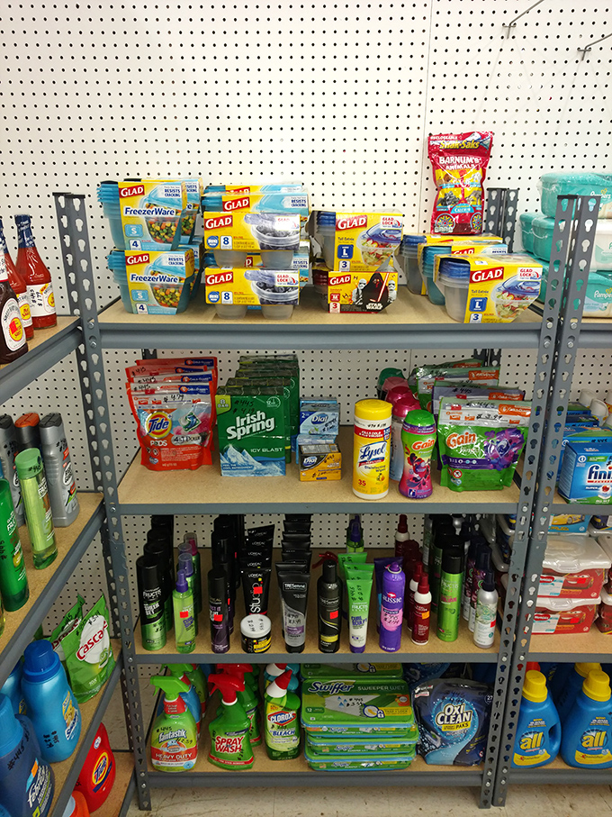 Home essentials or modern art installation? This booth blurs the line between everyday items and conversation starters for your next dinner party.