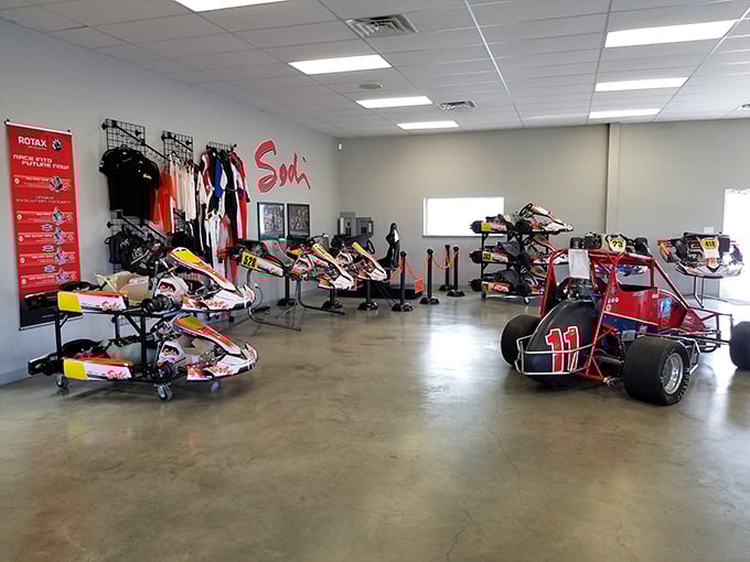 Gear up or go home! This merch corner has everything a budding Andretti needs &ndash; except maybe a personal pit crew.