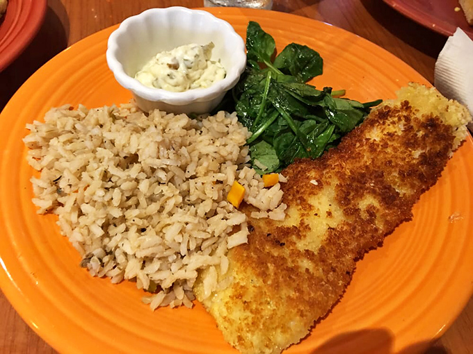 Pan-fried haddock: The ocean's bounty meets comfort food. It's like a warm, crispy hug from the sea.