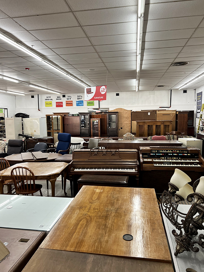 Piano, piano! This furniture section hits all the right notes for vintage enthusiasts and budget-conscious decorators alike.