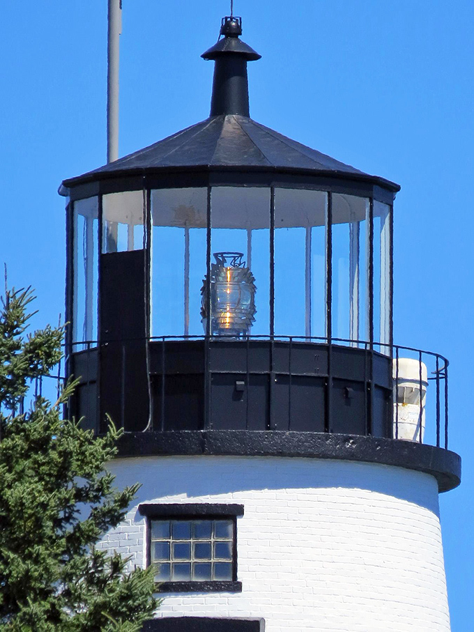 Shine on, you crazy diamond: The lantern room glows like a beacon of hope, or maybe just a really fancy nightlight.