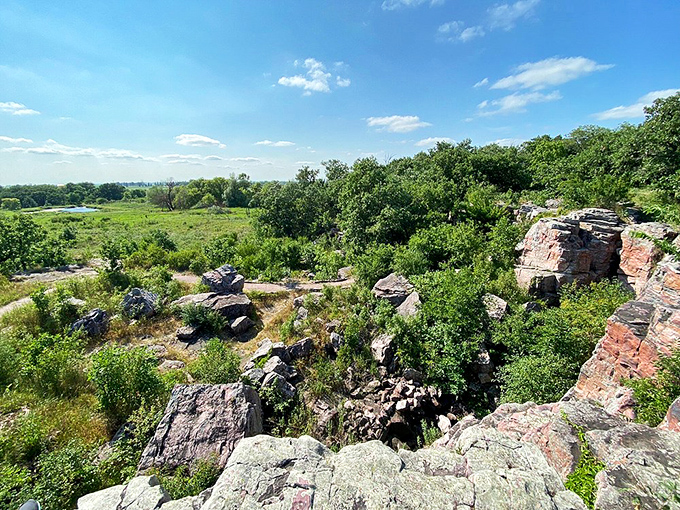 Bird's eye beauty! This view is better than any drone footage – Mother Nature's own IMAX experience.