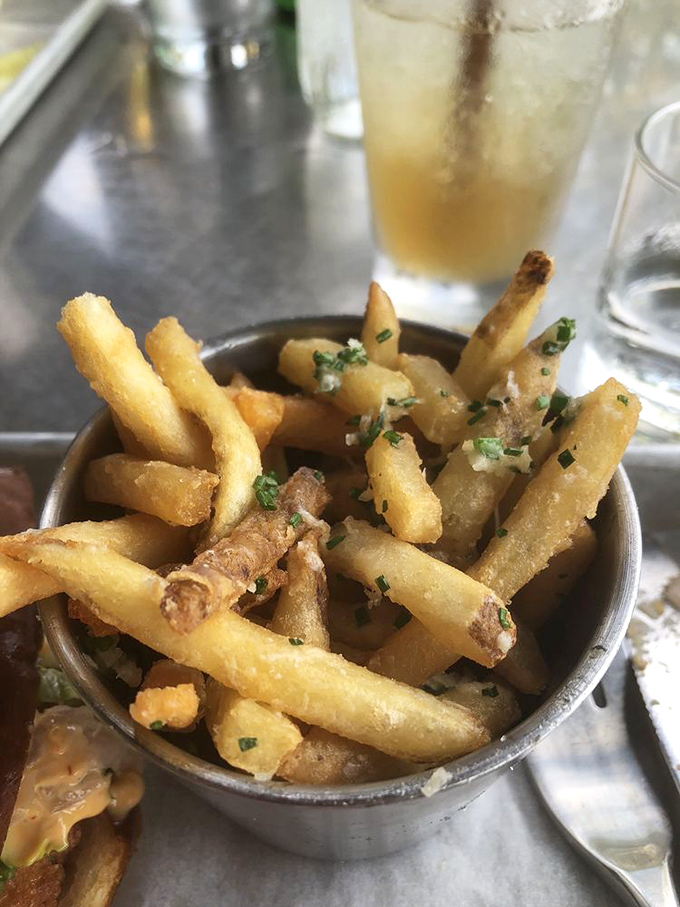 Fries that put the 'fun' in funky! These truffle-kissed spuds are the Rolls-Royce of finger foods &ndash; crispy, aromatic, and utterly addictive.