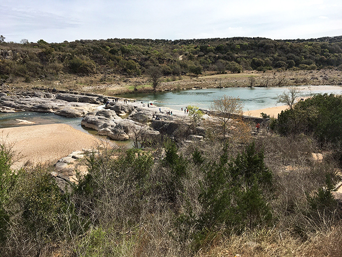 Bench with a view! This seat offers a front-row ticket to nature's greatest show. No intermission needed &ndash; the scenery never stops.