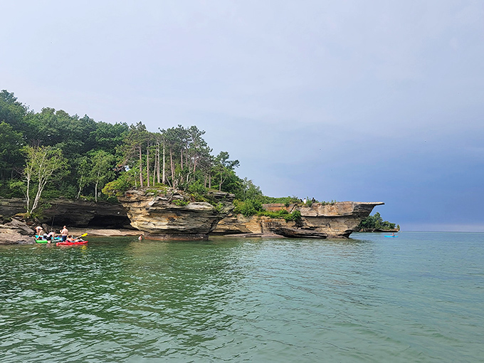 A geological garden of delights. Lake Huron's shoreline boasts more curves than a roller coaster at Cedar Point.